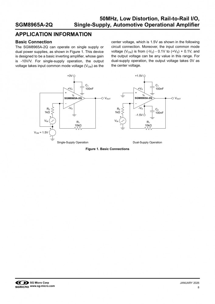 SGM8965A-2Q datasheet page 8