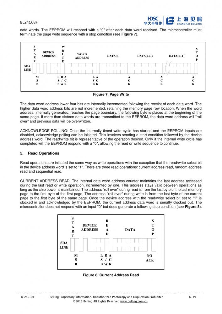 BL24C08F datasheet page 6