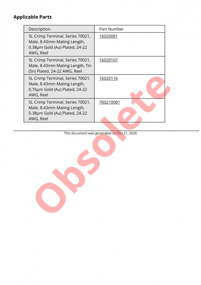 Technical document page 3 for Molex model 639127800
