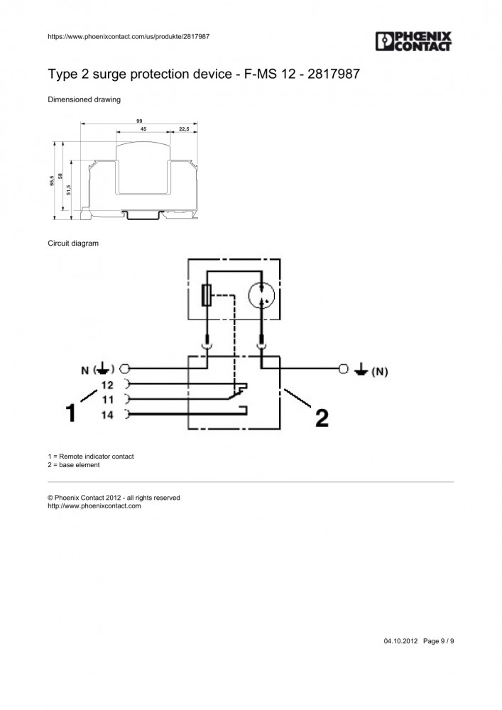 Phoenix Contact 2817987 technical document page 9