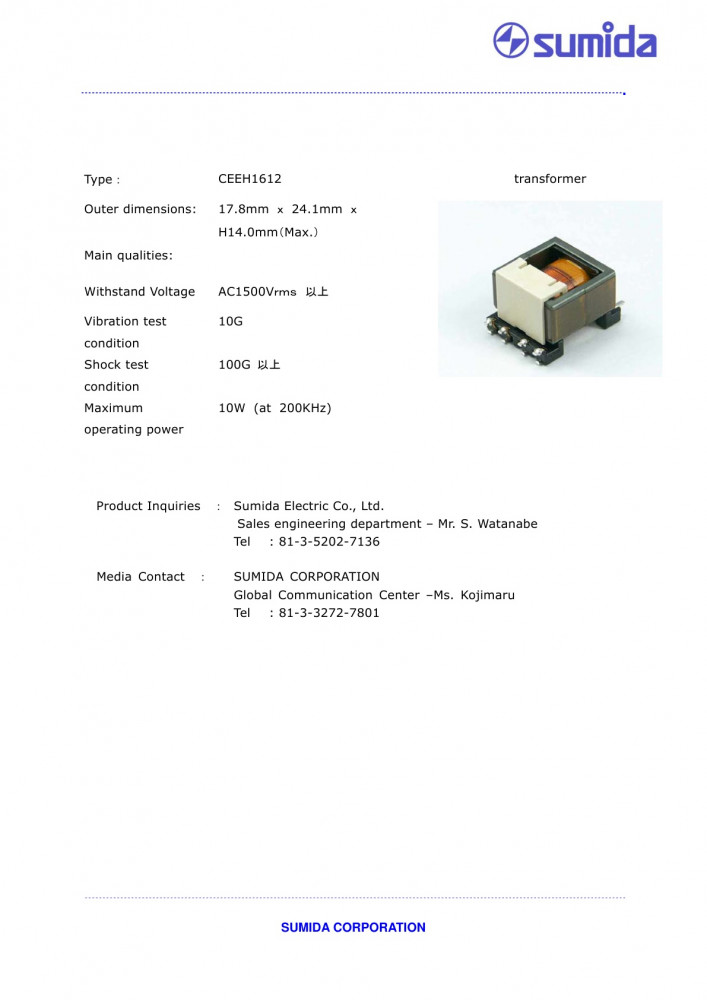 CDRH10D48/AA product documentation image 2