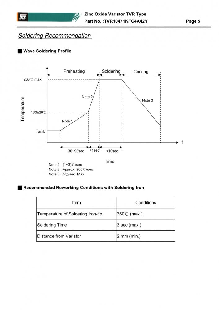 TVR10471KFC4A42Y datasheet page 8