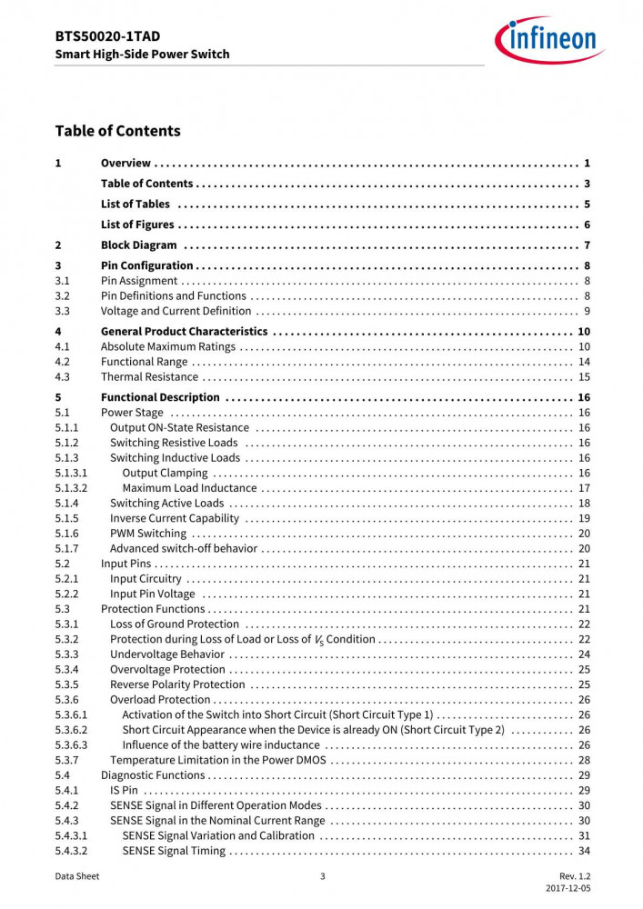 BTS50020-1TAD datasheet page 3