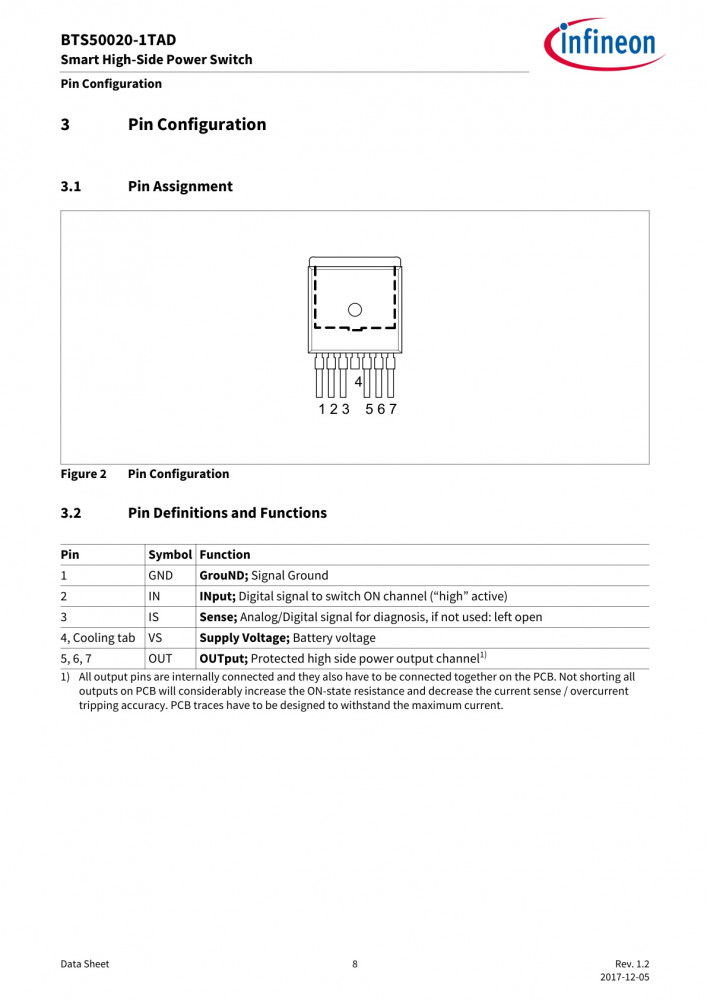 BTS50020-1TAD datasheet page 8