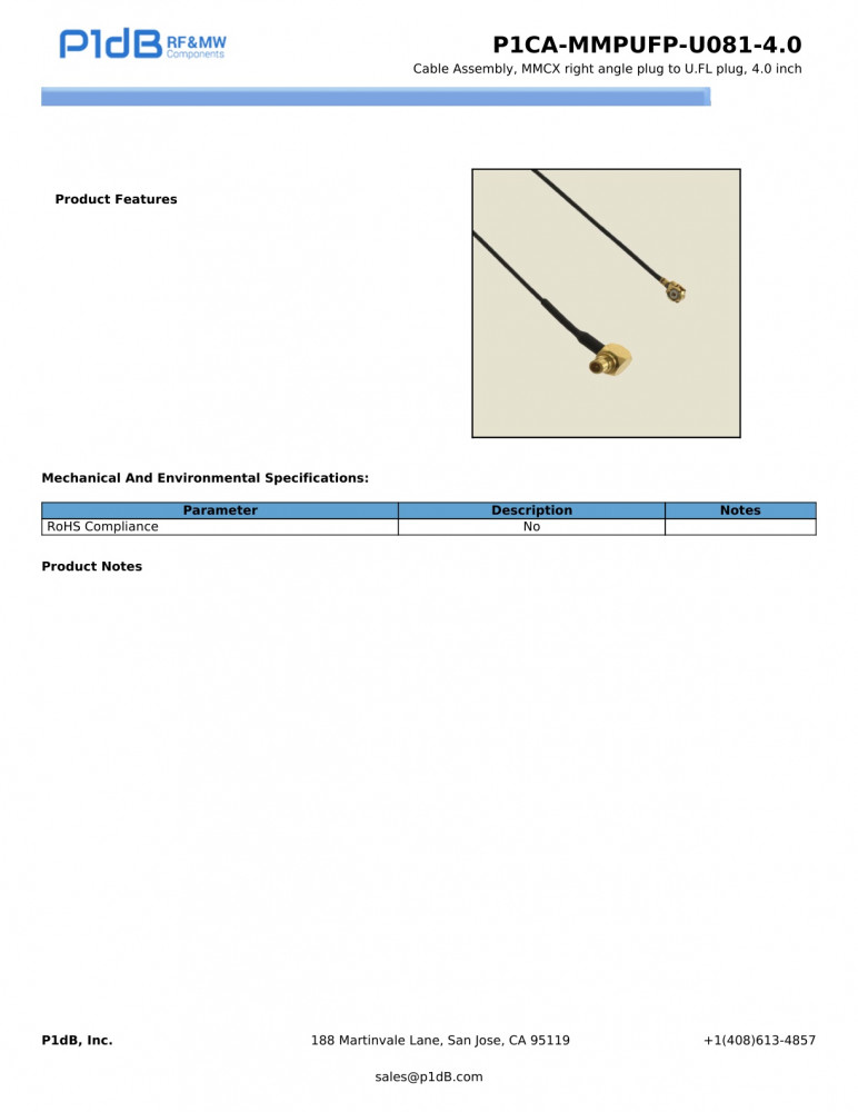 Product documentation image for P1CA-MMPUFP-U081-4.0