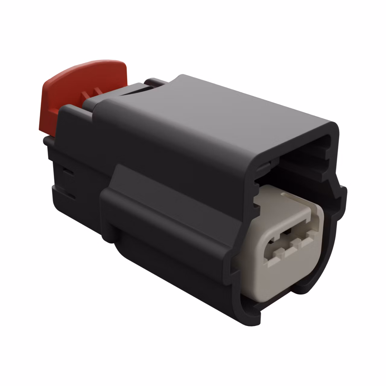 2.54mm MX64 Sealed Single Row Crimp Housing, MX64 Terminal, Gray, 3 Circuits, Key A, with CPA Lock for sale