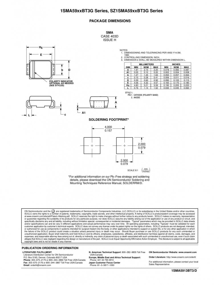 1SMA5942BT3G datasheet page 5