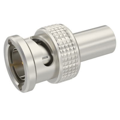 BNC / INSULATED BULKHEAD JACK RECEPTACLE FR. MOUNT. WITH SOLD. POT CONT.+TAG-P100