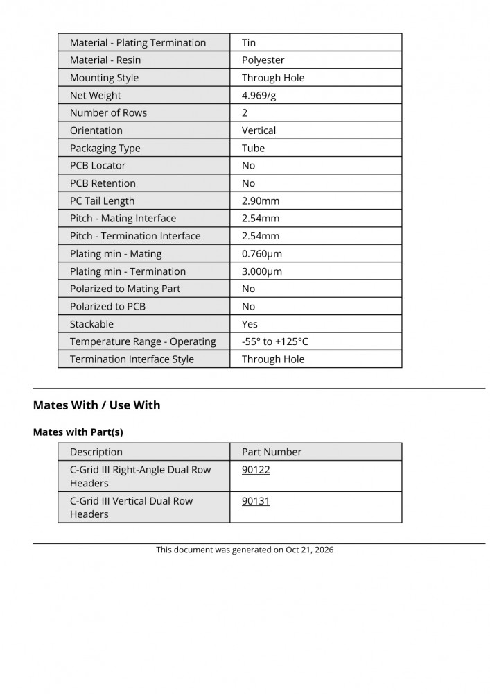MOLEX 901512360 document image, page 3