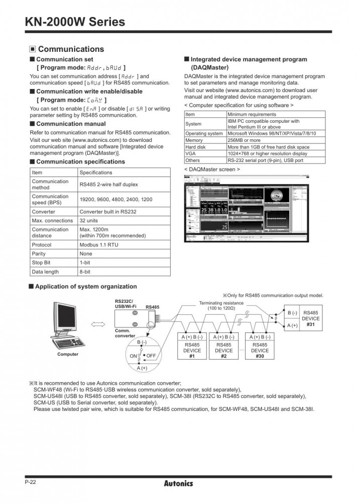 KN-2000 Series document page 8