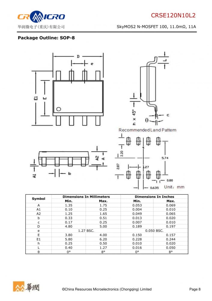 CRSE120N10L2 datasheet page 8
