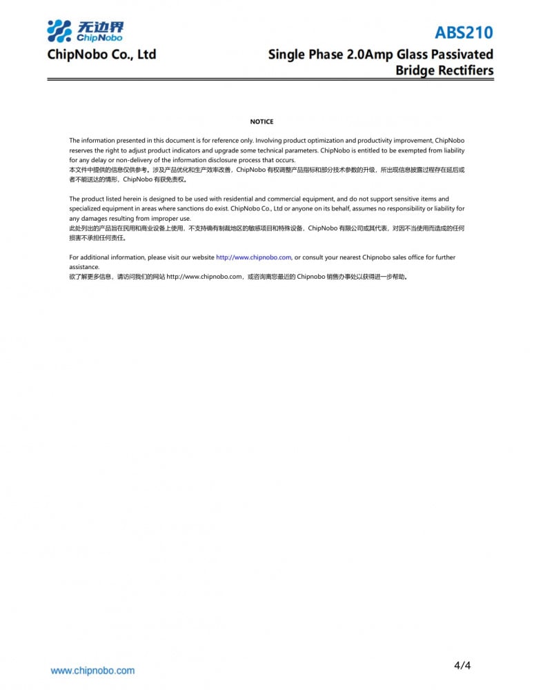 ABS210 datasheet page 4