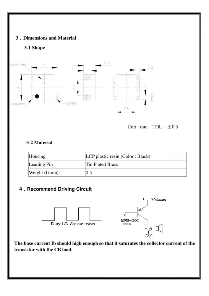 KLJ-5030 datasheet page 3