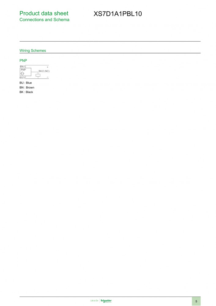 XS7D1A1PBL10 technical document page 5