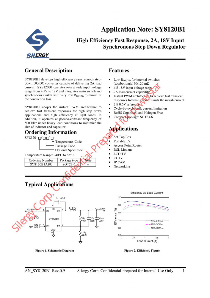 SY8120B1ABC datasheet page 1