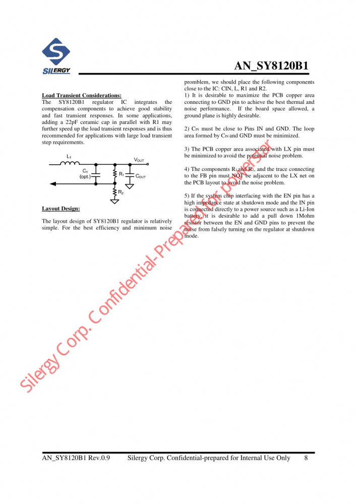 SY8120B1ABC datasheet page 8