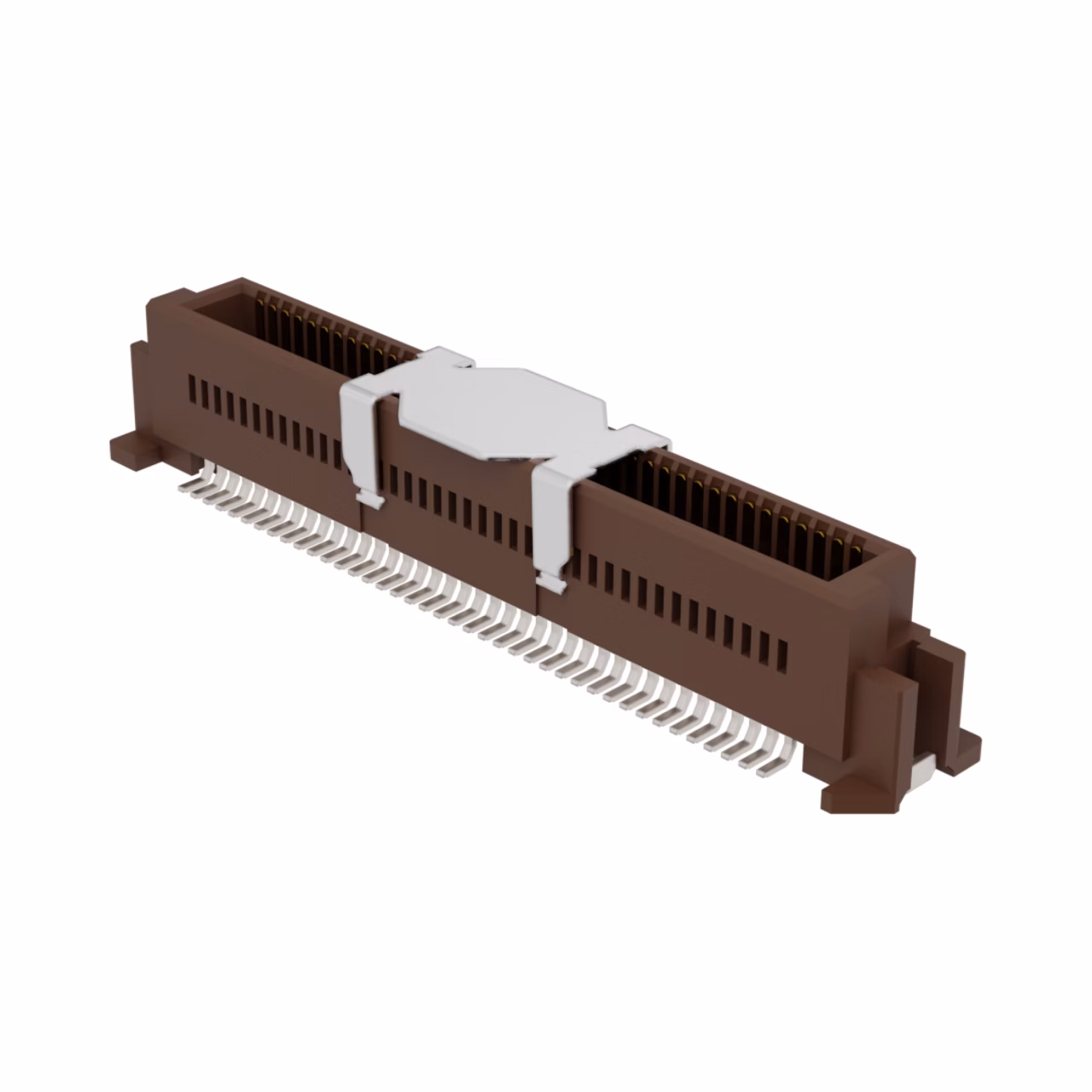 SlimStack Board-to-Board Connector, 0.635mm Pitch, 0.635 Series, Plug, 7.00 or 13.00mm Mated Height, 6.40mm Mated Width, 80 Circuits for sale