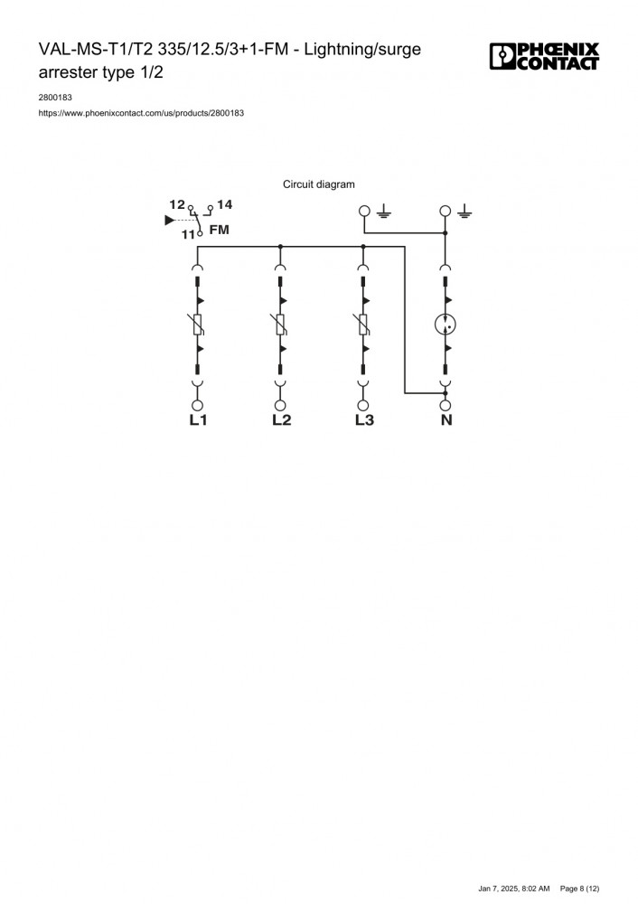 Phoenix Contact 2800183 technical document page 8