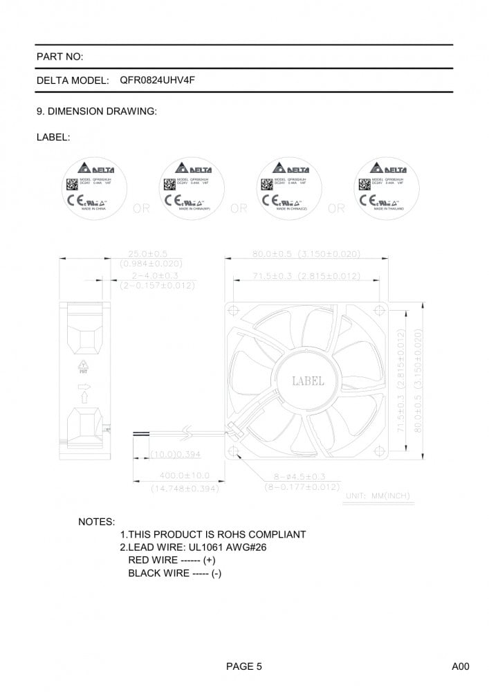 QFR0824UHV4F specification page 7