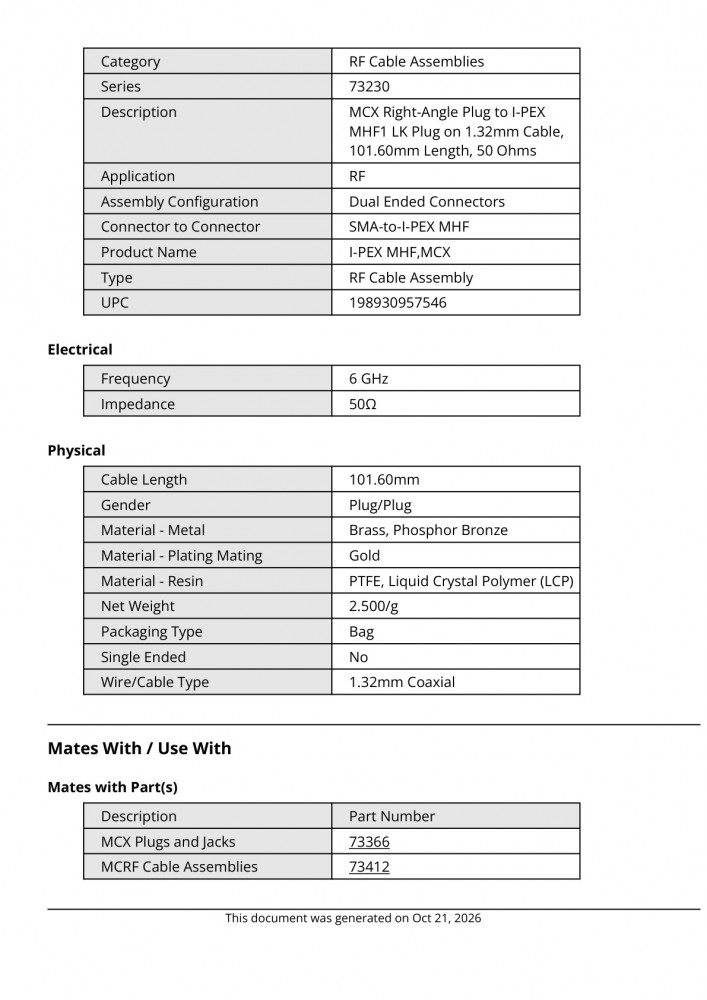 Product technical document image, page 2
