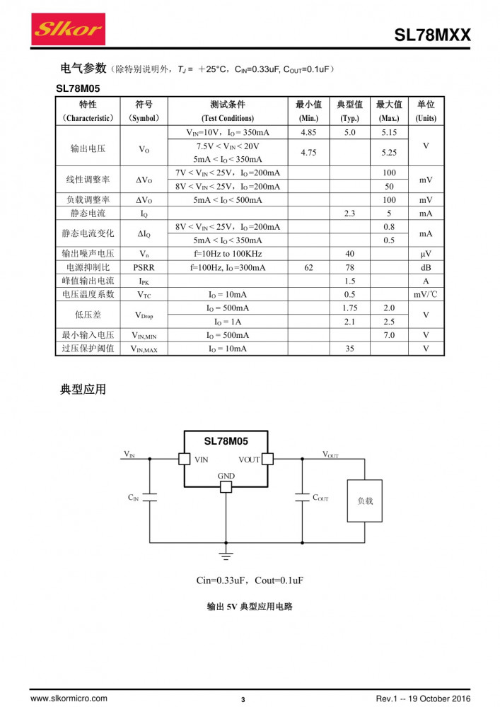 SL78M12 datasheet page 3