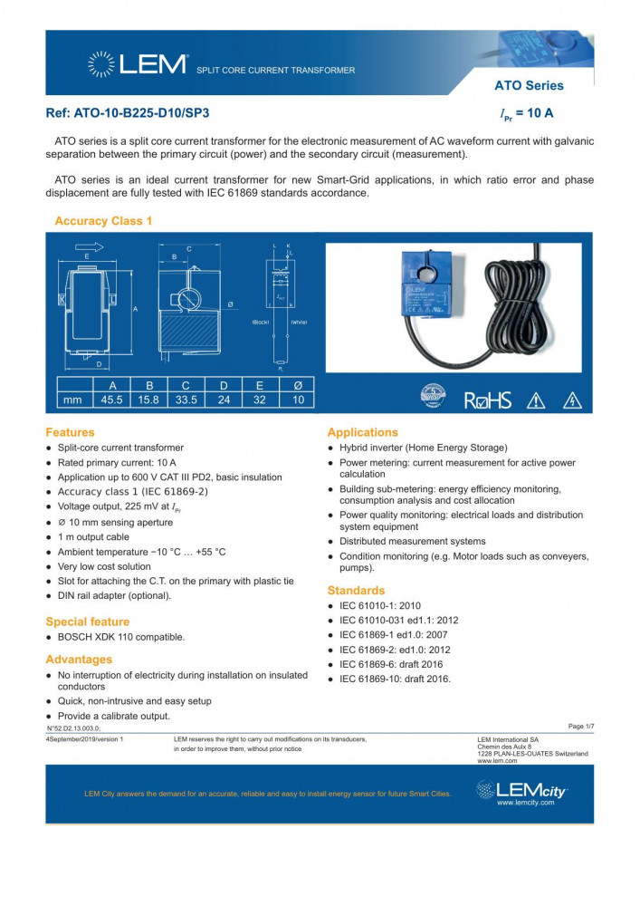 ATO-10-B225-D10/SP3 datasheet page 1