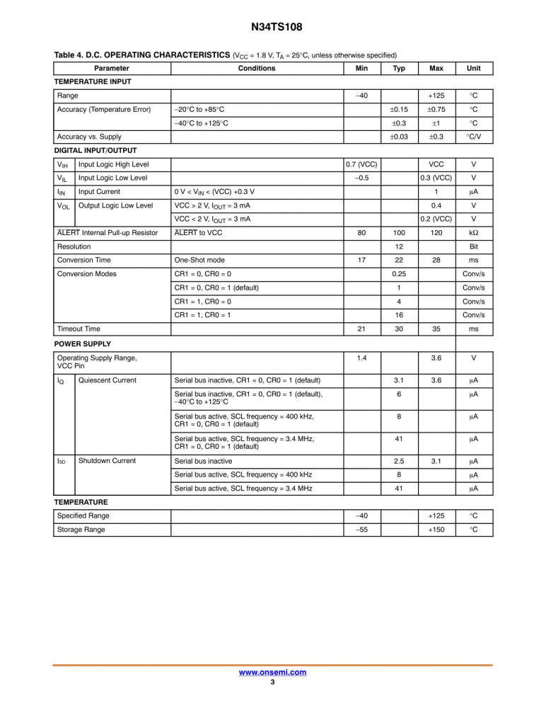 N34TS108 datasheet page 3