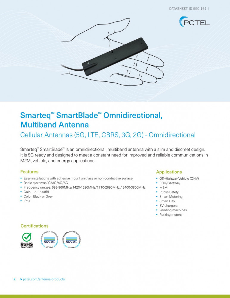 SmartBlade product document page 2