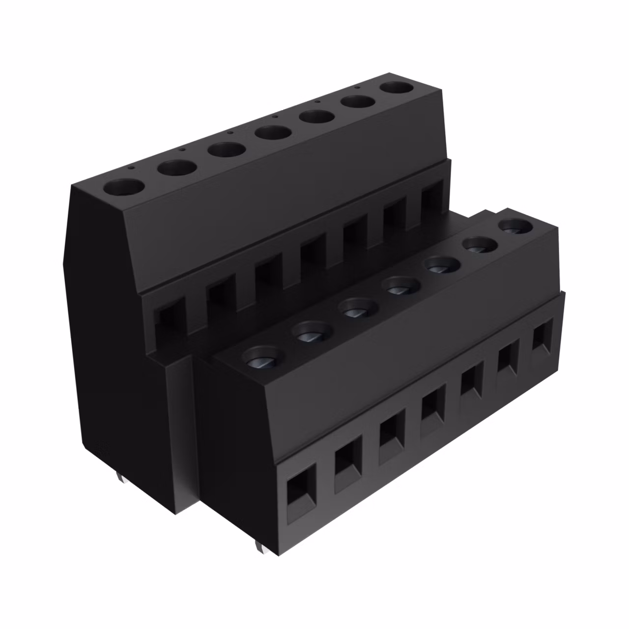 5.00mm Pitch Beau Eurostyle Medium Profile, Two Level Terminal Block, Modular, 14 Circuits for sale
