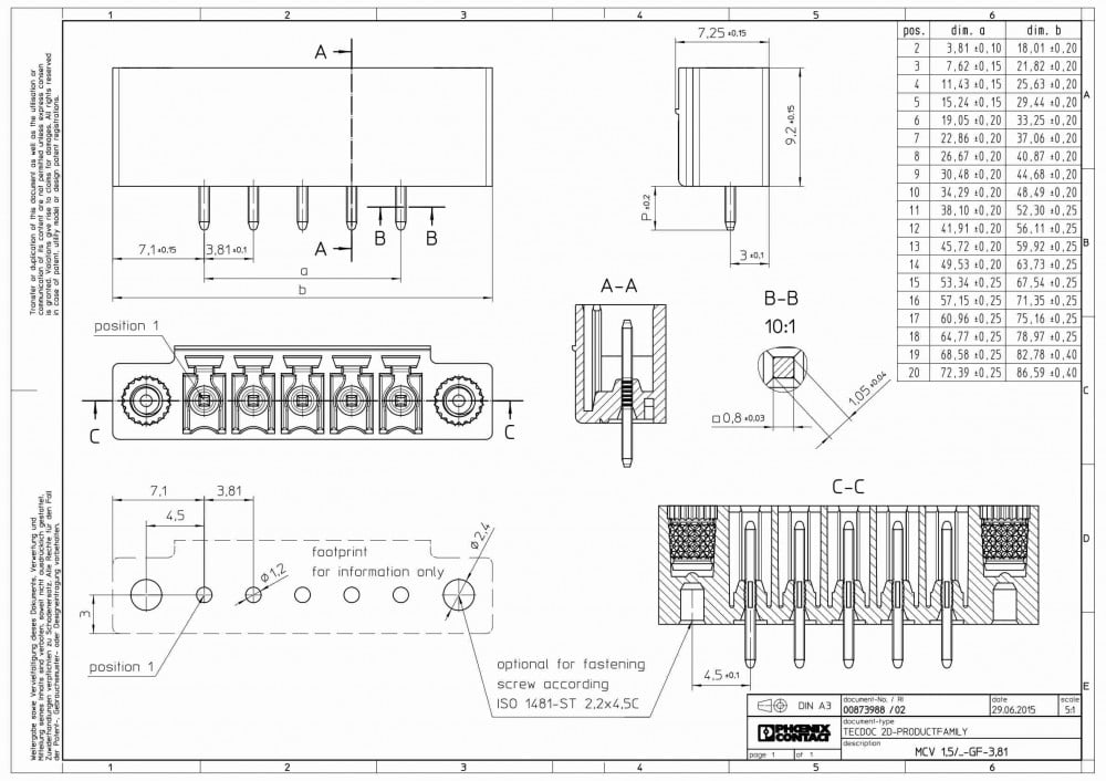 Phoenix Contact 1830677 technical document preview