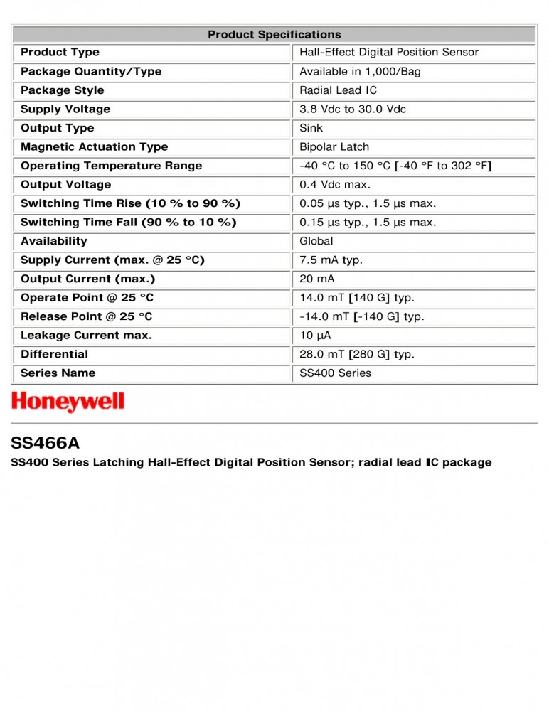 SS466A technical document page 2