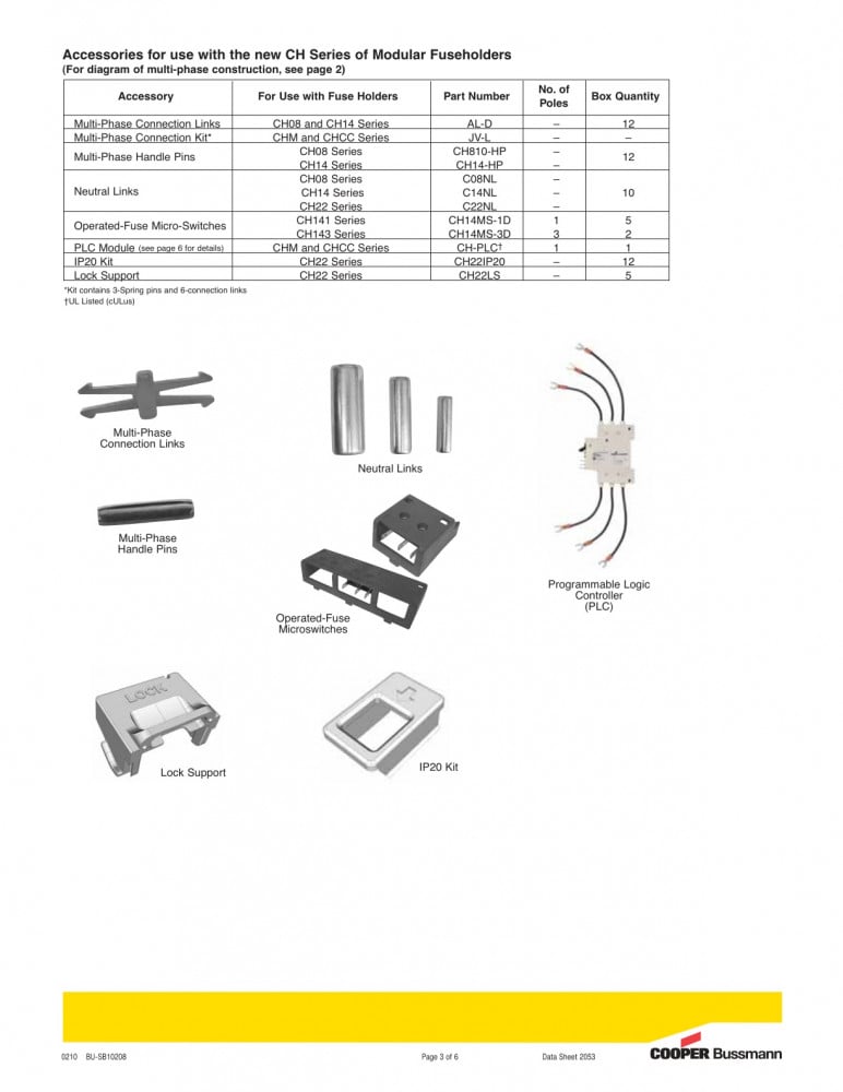 EATON CH Series datasheet page 3