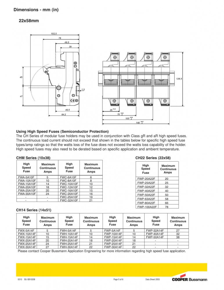 EATON CH Series datasheet page 5