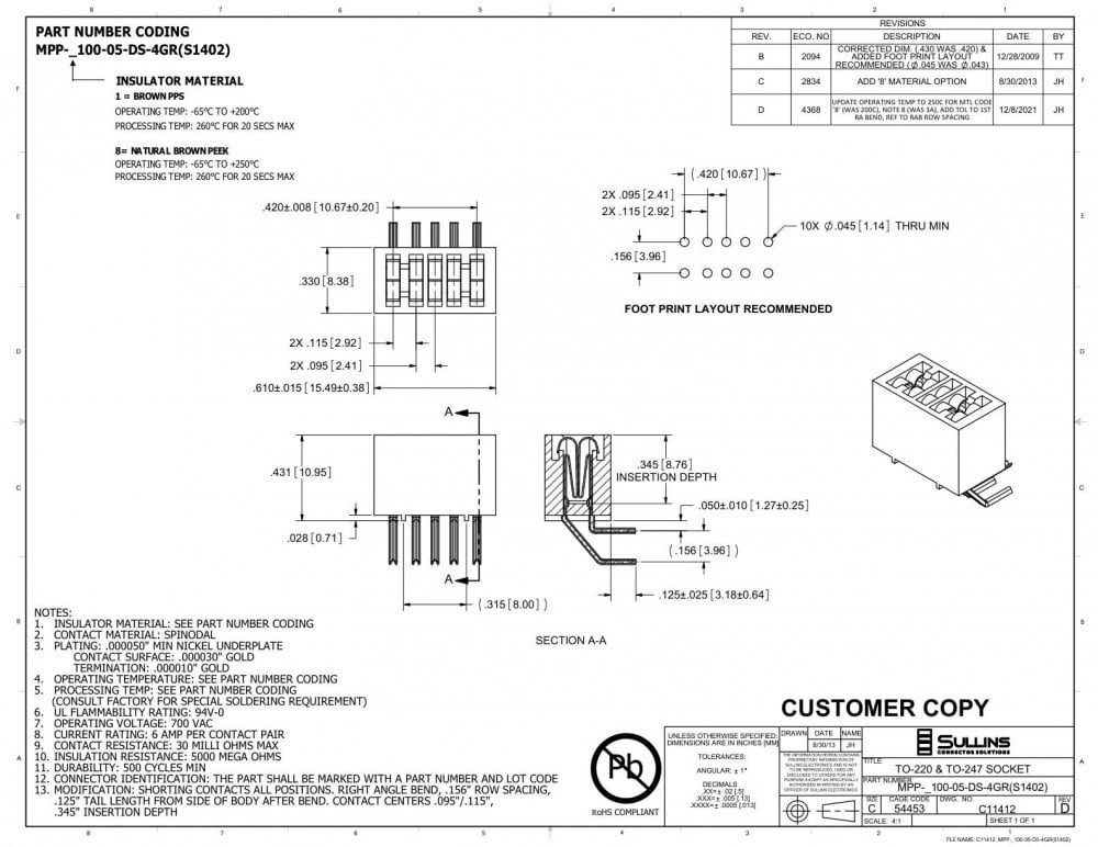 MPP-1100-05-DS-4GR(S1402) technical document preview