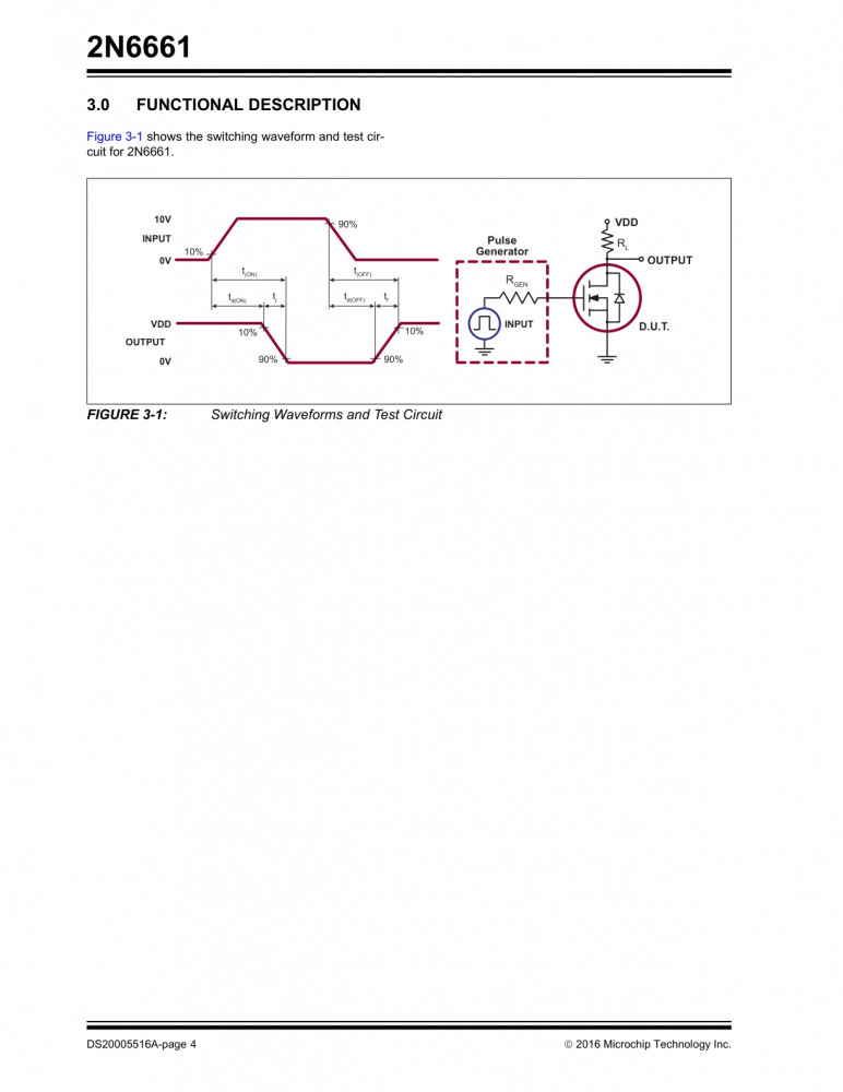 2N6661 datasheet page 4