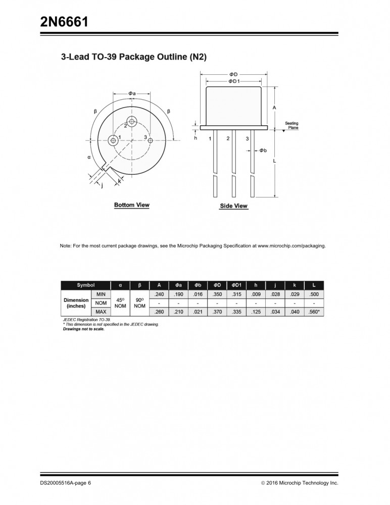 2N6661 datasheet page 6