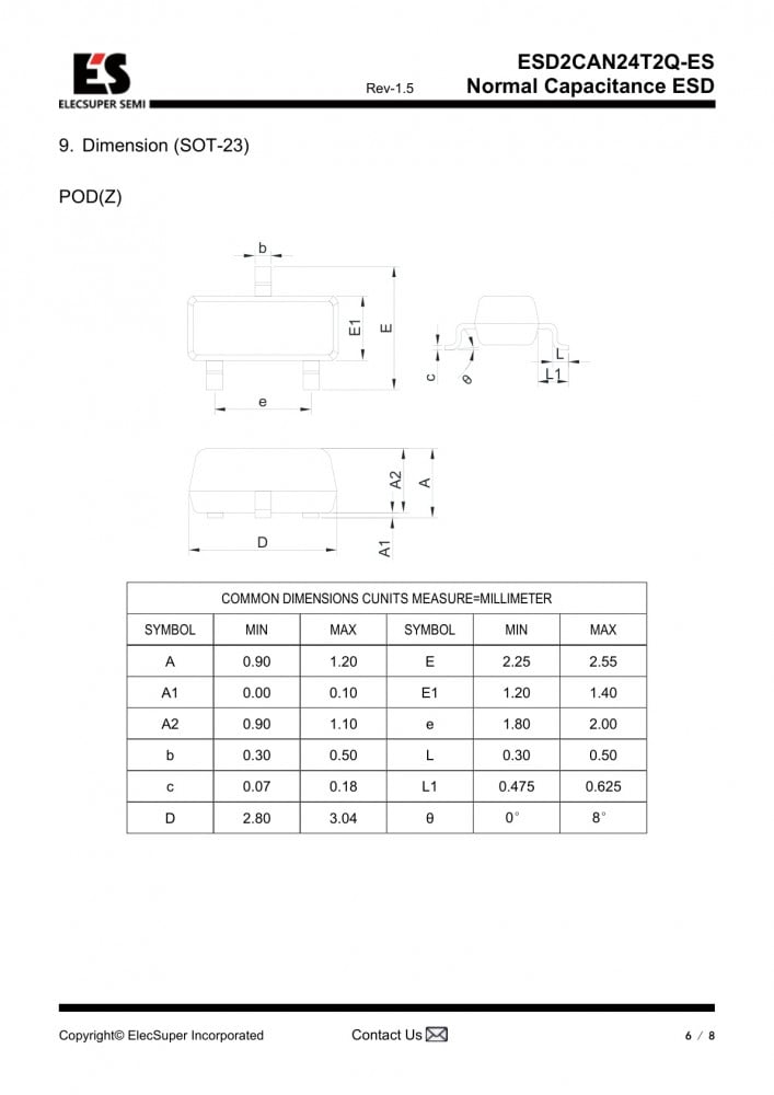ESD2CAN24T2Q-ES datasheet page 6