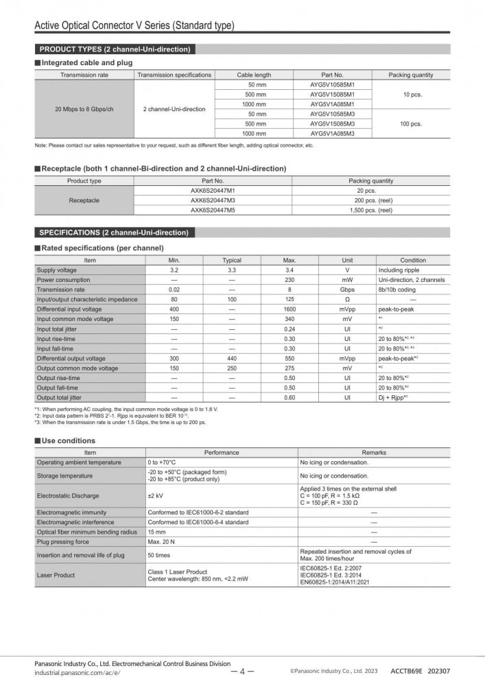 AYG5V15085M1 technical document page 5