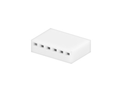 KK 3.96mm Crimp Terminal Housing, Use With Trifurcon Terminals, 8 Circuits, Natural