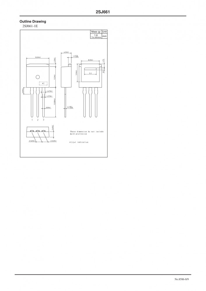 2SJ661 datasheet page 8