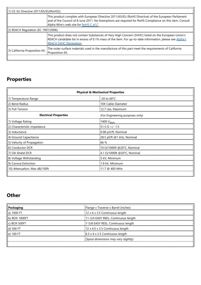 Alpha Wire 9058X BK001 technical document page 2
