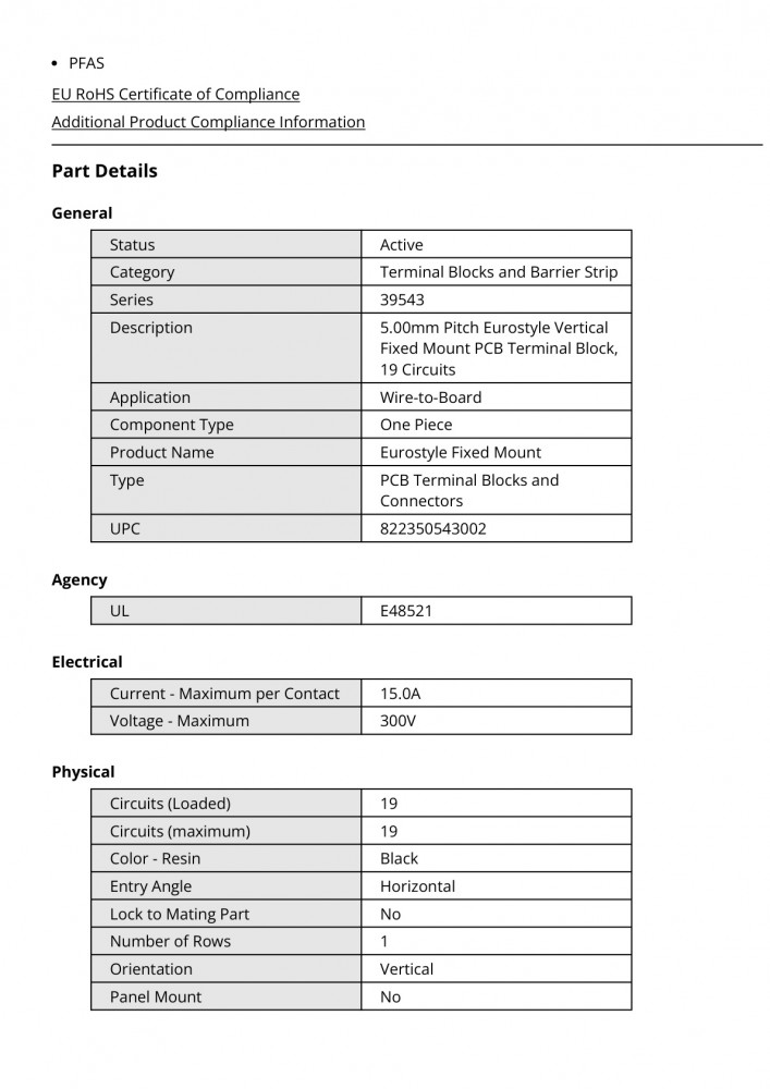 MOLEX 395433019 documentation image 2