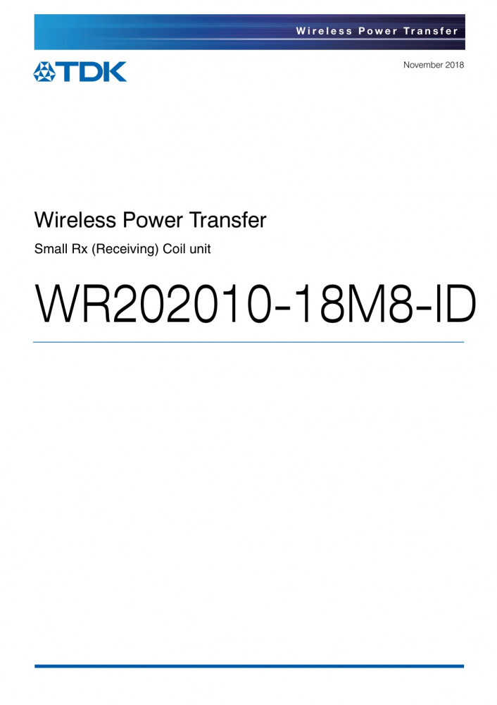 WR202010-18M8-ID product document, page 1