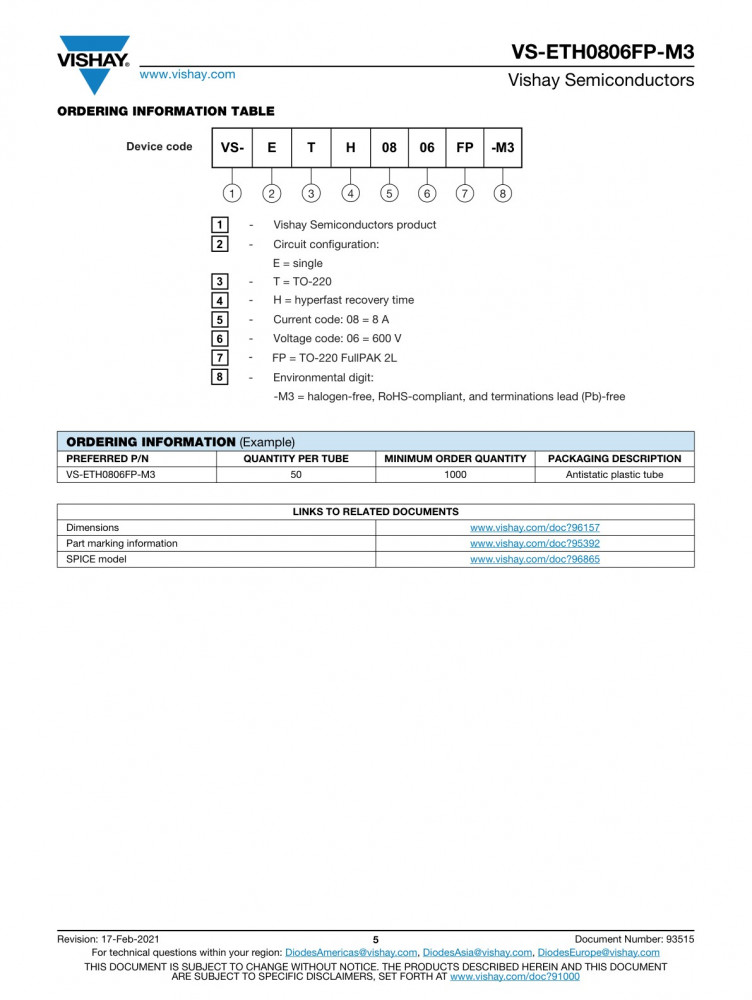 VS-ETH0806FP-M3 datasheet page 5