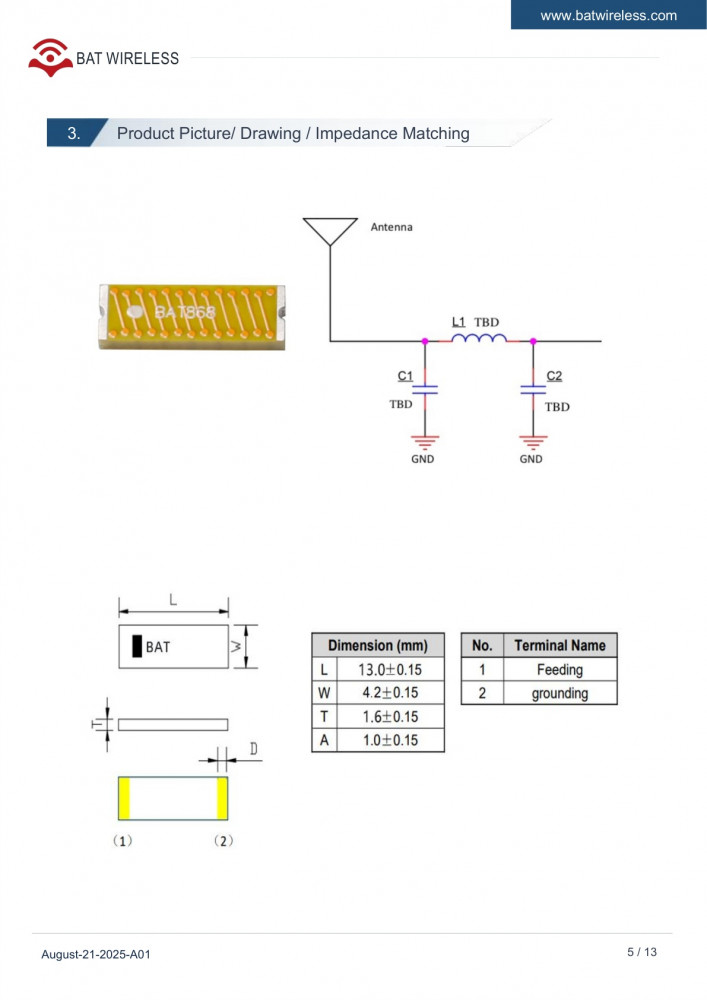 BW868MNX1304 datasheet page 5