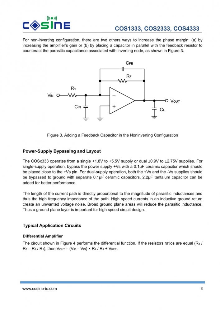COS1333 datasheet page 8