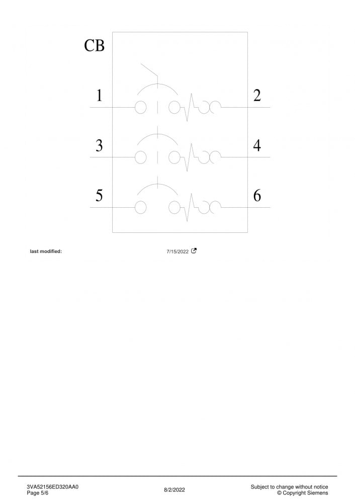 3VA5215-6ED32-0AA0 technical document page 5