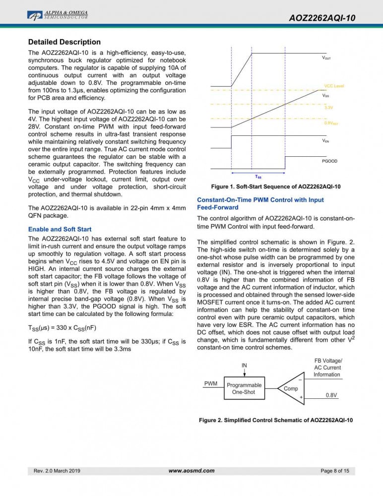 AOZ2262AQI-10 datasheet page 8