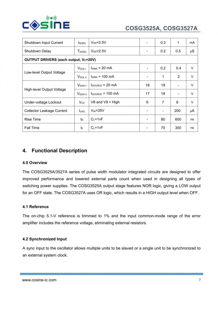 COSG3525ADWR2G datasheet page 7