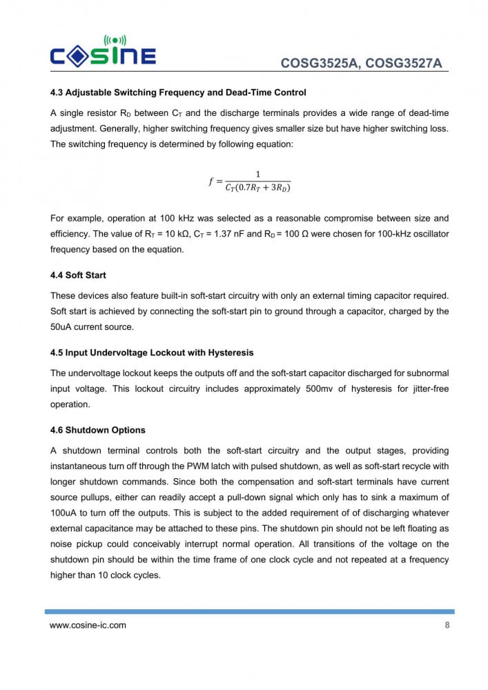 COSG3525ADWR2G datasheet page 8